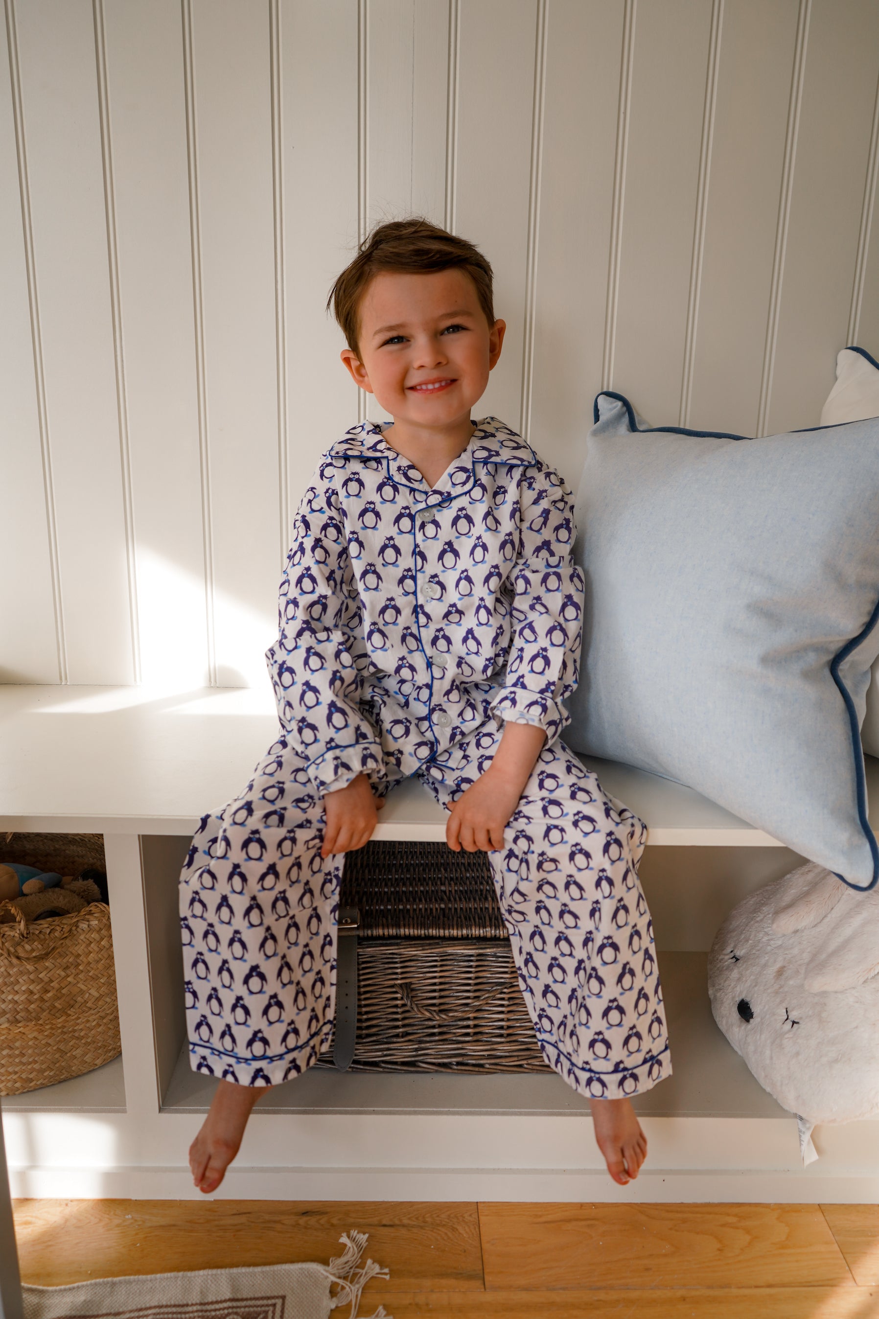 Hand block printed children's pyjamas and bedding – Moochic